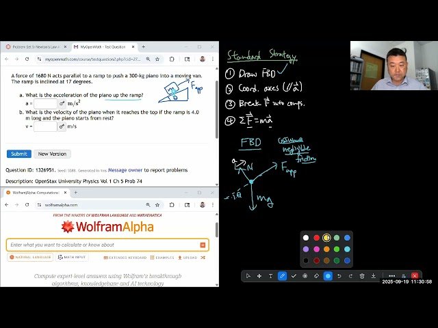 Free Video: Physics 4A - OpenStax University Physics Vol 1, Chapter 5, Problem 74 from CoA ...