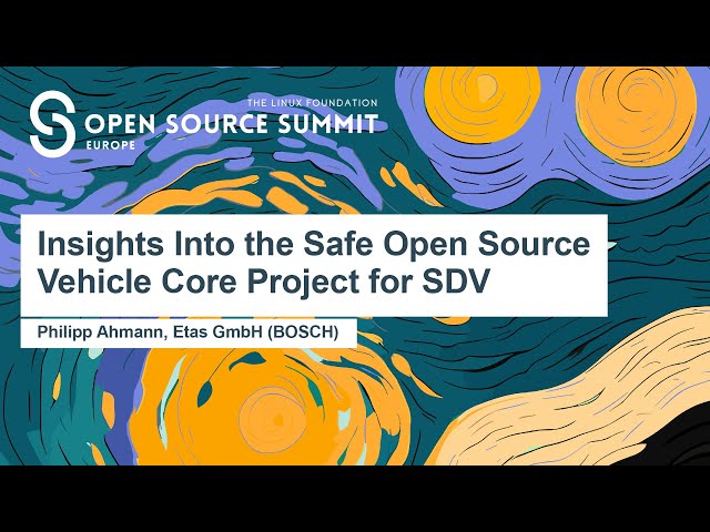 Free Video: Insights Into the Safe Open Source Vehicle Core Project for ...