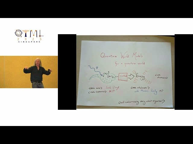 Free Video: Quantum World Models for a Quantum World from Centre for ...