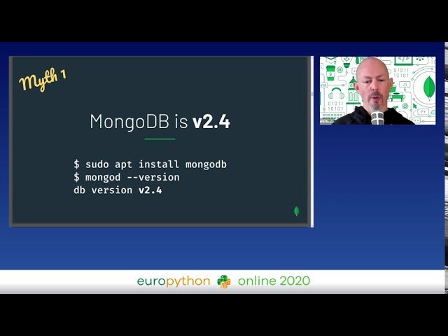 EuroPython Talk: Everything You Know About MongoDB is Wrong from EuroPython Conference | Class ...
