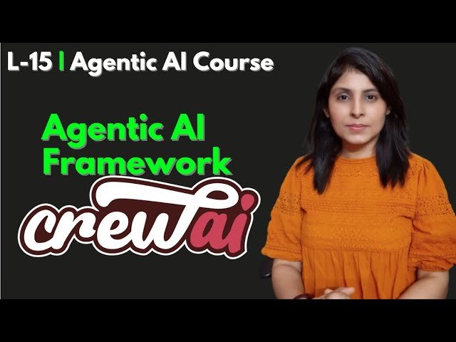 Free Video: CrewAI - Agentic AI Framework - Lesson 15 from Code With Aarohi | Class Central
