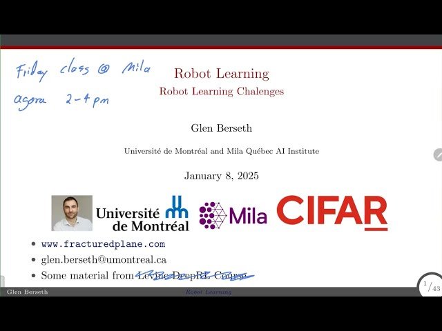 Free Video: Introduction to Robot Learning: Flexibility and Adaptation in Modern Robotics - Part ...