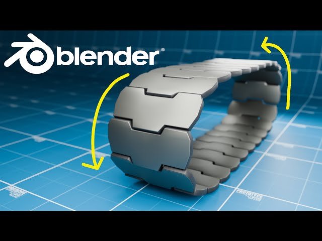 Free Video: Creating Rolling Tank Treads in Blender - Easy Tutorial ...