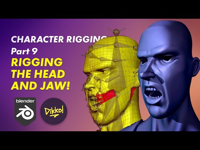Free Video: Character Rigging in Blender - Rigging the Head and Jaw ...