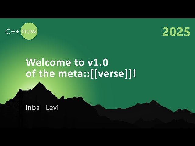 Free Video: Welcome to v1.0 of the Meta Verse - C++ Reflection Feature ...