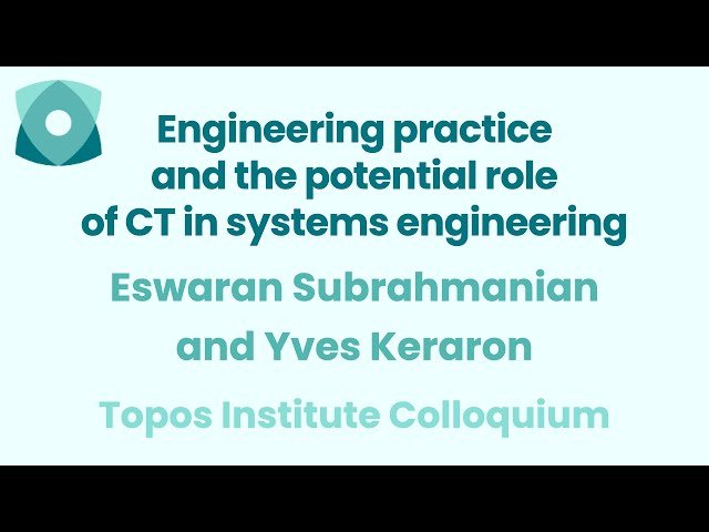 Free Video: Engineering Practice and the Potential Role of Category Theory in Systems ...