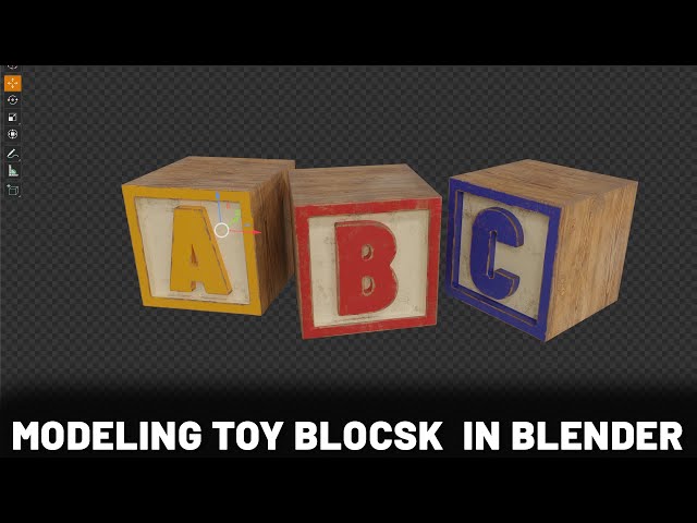Free Video: Blender 3D - Modeling Toy Blocks in Blender from ...