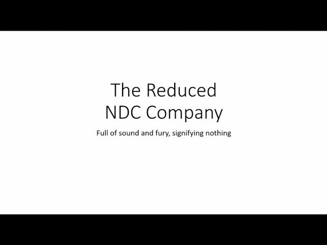 NDC Conferences Talk: The Reduced NDC Company from NDC Conferences ...