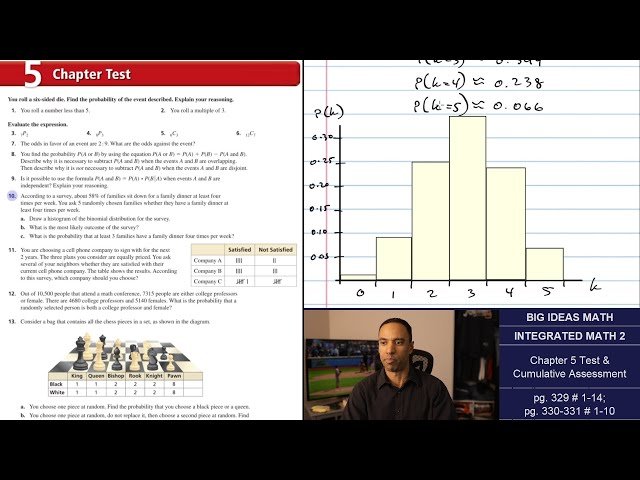 Free Video: Integrated Mathematics 2: Chapter 5 Test and Cumulative ...