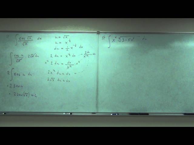 Free Video: Calculus 1 - Integration by Substitution from Professor ...