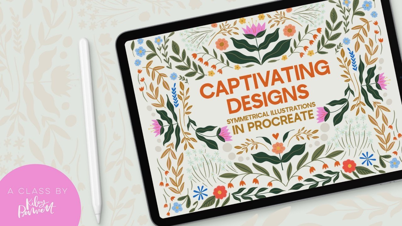 Online Course: Captivating Designs: Symmetrical Illustration in Procreate from Skillshare ...