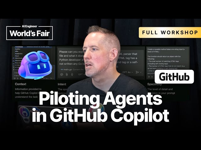 Free Video: Piloting Agents in GitHub Copilot from AI Engineer | Class Central