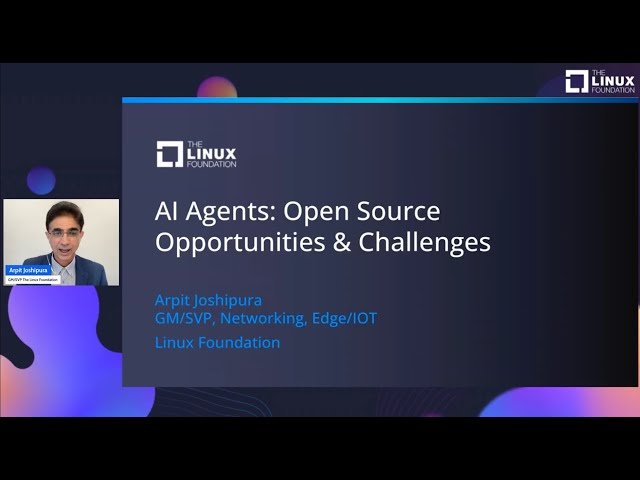 Free Video: AI Agents - Open Source Opportunities and Challenges from LF Networking | Class Central