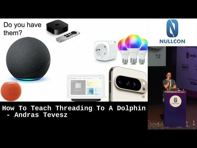 Free Video: How to Teach Threading to a Dolphin from nullcon | Class Central