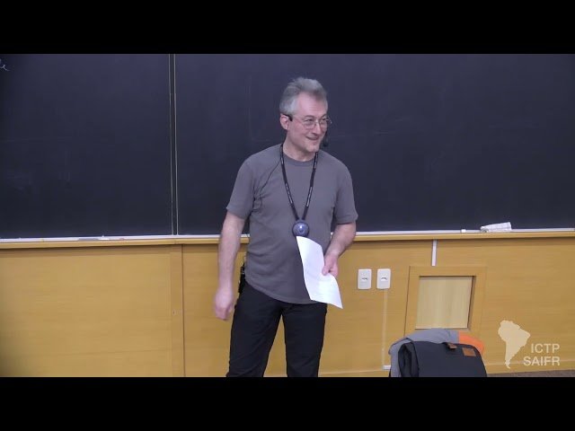 Free Video: Introduction to Machine Learning - Class 1 from ICTP-SAIFR | Class Central