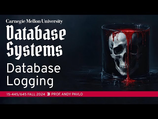 Free Video: Database Logging and Recovery Systems - Lecture 20 from CMU Database Group | Class ...