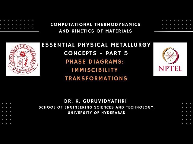 Free Video: Essential Physical Metallurgy Concepts - Phase Diagrams and Transformations from ...