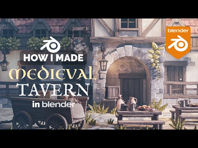 Free Video: Medieval Tavern in Blender - 3D Modeling Process from Polygon Runway | Class Central