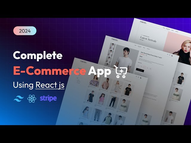 Free Video: Complete E-Commerce Website Using React JS and Tailwind CSS - 2024 from GreatStack ...
