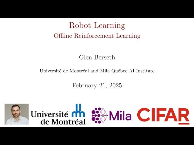 Free Video: RobotLearning: Scaling Offline Reinforcement Learning from ...