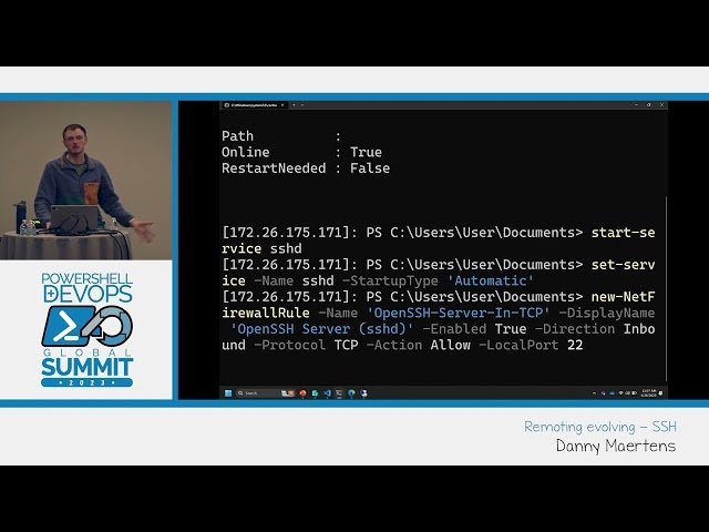 Free Video: PowerShell Remoting Evolution - SSH - Summit 2023 from Confreaks | Class Central