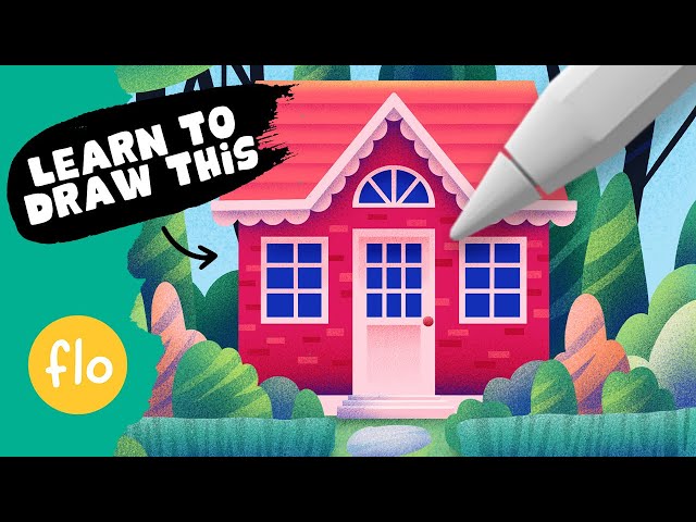 Free Video: How to Draw a House on Your iPad in Procreate - Easy ...