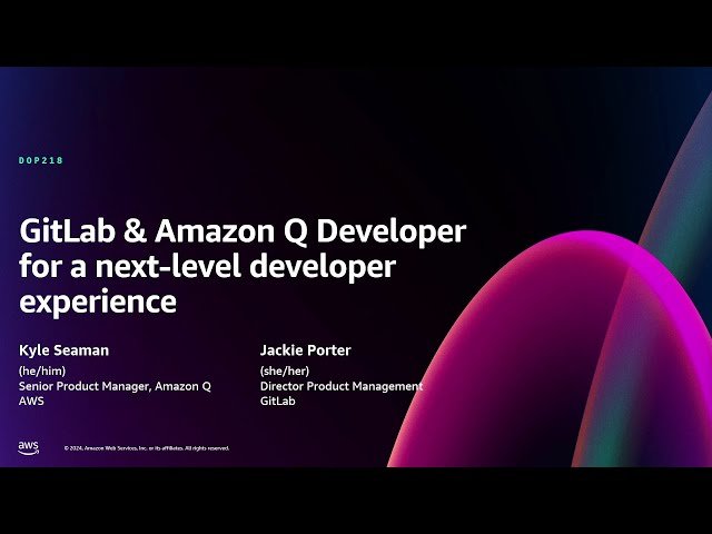 Free Video: GitLab and Amazon Q Developer Integration for Enhanced Development Experience from ...