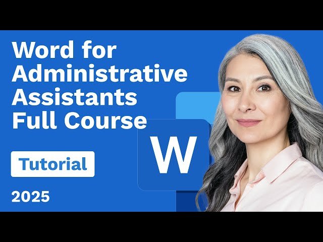 Free Video: Microsoft Word for Administrative Assistants Tutorial from Learnit Training | Class ...