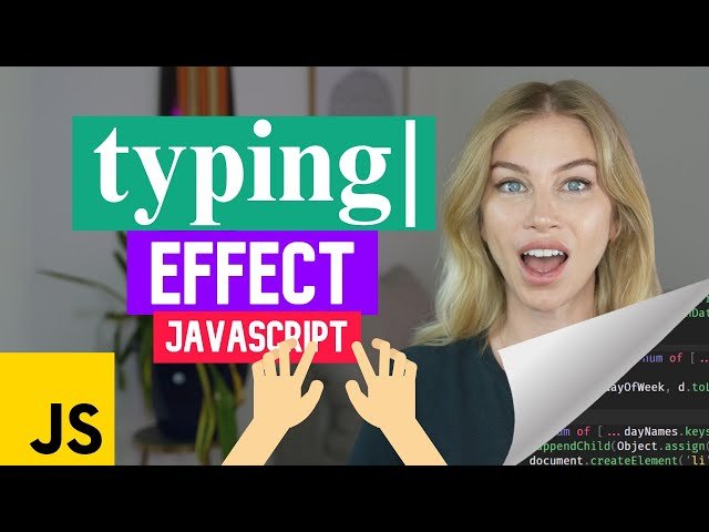 Free Video: Typewriter Effect in JavaScript from Code with Ania Kubów | Class Central