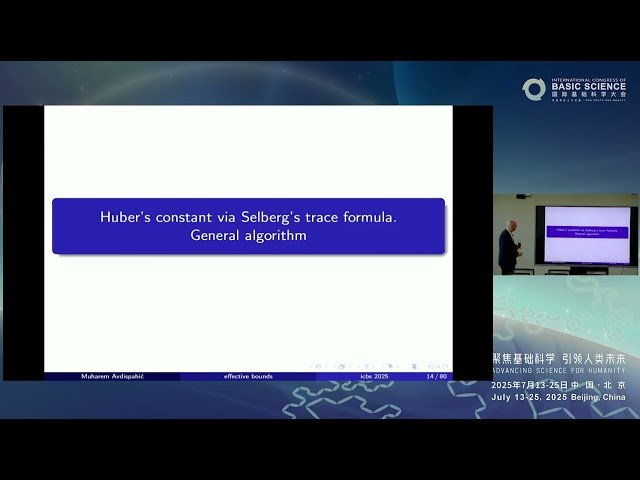 Free Video: Selberg's Trace Formula, Huber's Constant and Faltings's ...