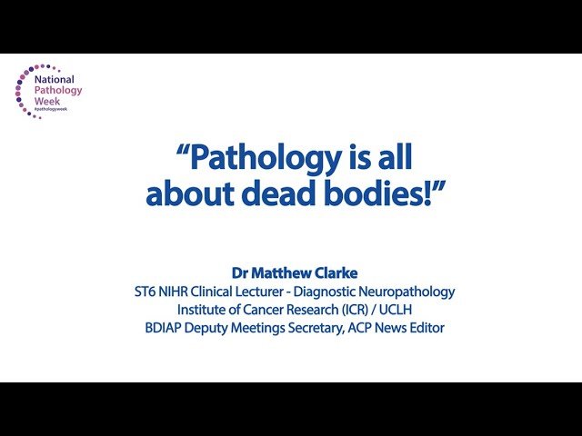 Free Video: Pathology Myths - Beyond Dead Bodies from The Royal College ...