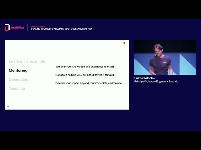Free Video: Scaling Yourself Through Technical Leadership and Knowledge Transfer from LeadDev ...