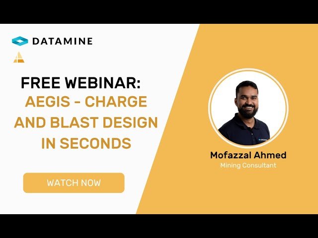 Free Video: Charge and Blast Design in Seconds - AEGIS Part 2 from ...