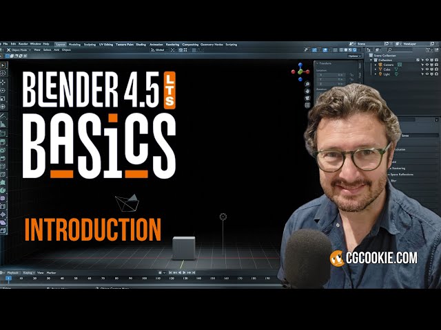 Free Video: Blender 4.5 Basics - Introduction to Blender and 3D Graphics - Part 0 from CG Cookie ...