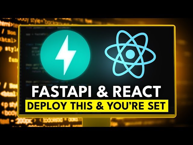 Free Video: The Ultimate FastAPI and React Full Stack Project - Deploy This and You're Set from ...
