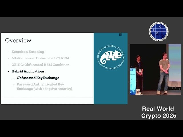 Free Video: Kemeleon: Elligator-like Obfuscation for Post-Quantum Cryptography from TheIACR ...
