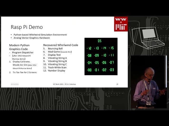 Free Video: Recovery of Software from the 1950 Whirlwind Computer ...