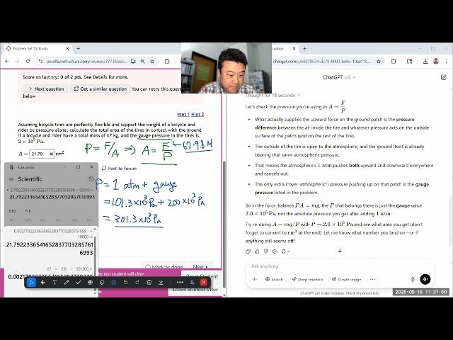 Free Video: Physics 4A - Problem Solving with ChatGPT - Set 12 from CoA Physics | Class Central