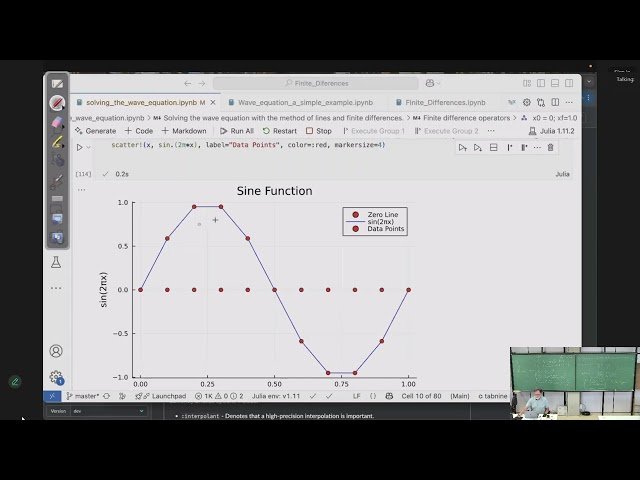 Free Video: Solving the Wave Equation With the Method of Lines and ...