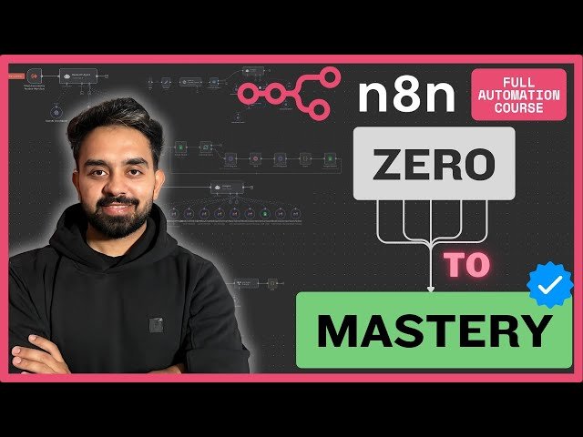 Free Video: n8n Crash Course - Complete Tutorial for Beginners from Data Science with Harshit ...