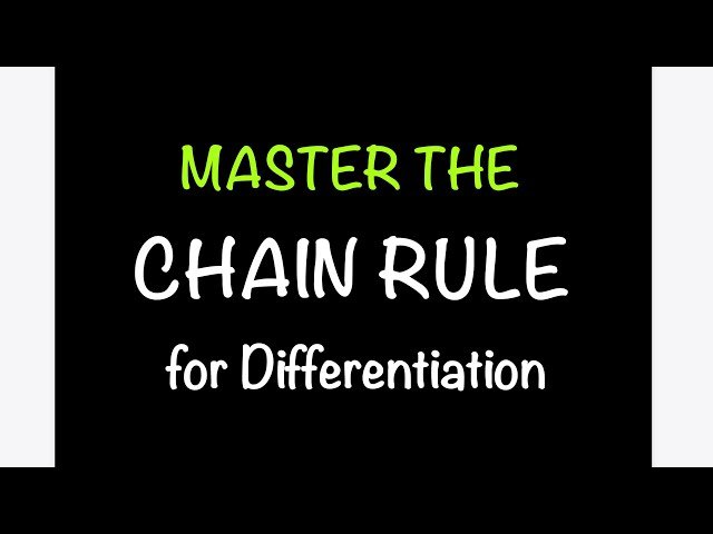 Free Video: AP Calculus Unit 3 - Differentiation: Composite, Implicit ...