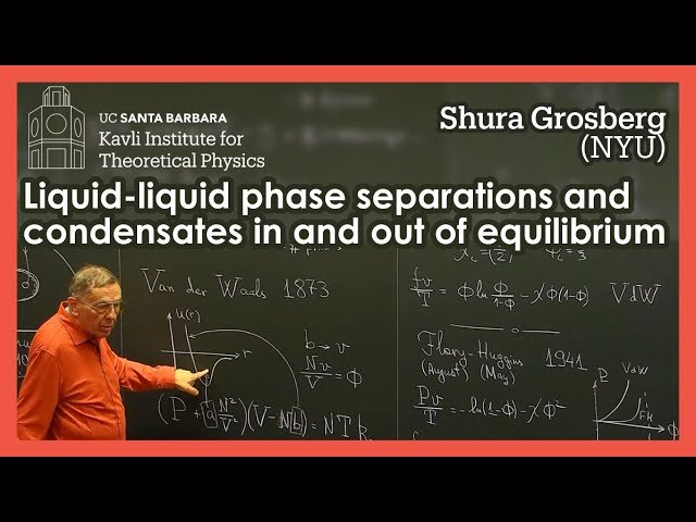 Free Video: Liquid-Liquid Phase Separations and Condensates in and out ...