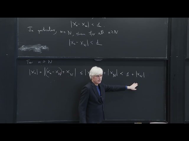 Free Video: Cauchy Convergence Theorem - Lecture 6 from MIT OpenCourseWare | Class Central