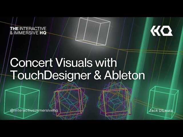 Free Video: Concert Visuals with TouchDesigner and Ableton ...