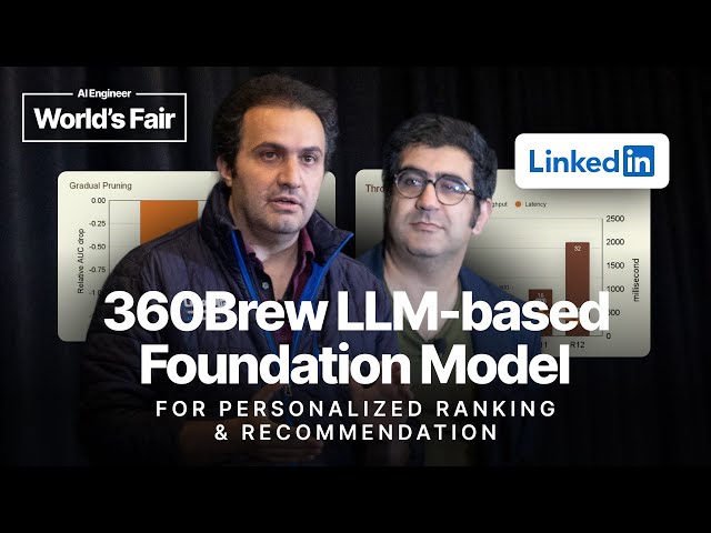 Free Video: 360Brew - LLM-based Personalized Ranking and Recommendation ...