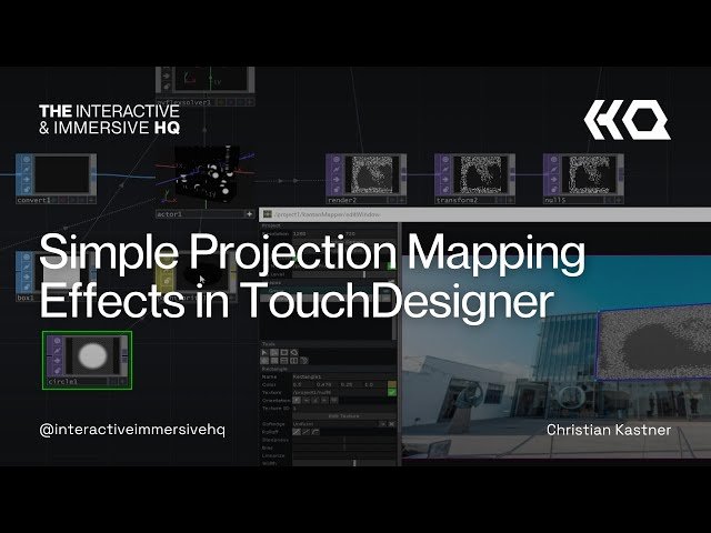Free Video: Simple Projection Mapping Effects in TouchDesigner - Tutorial 214 from The ...