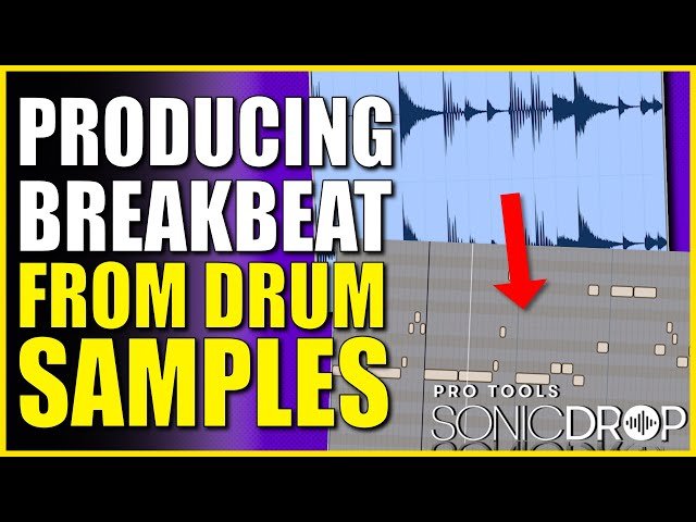 Free Video: Using Live Drum Samples for Breakbeat Drums in Pro Tools Sonic Drop from Produce ...