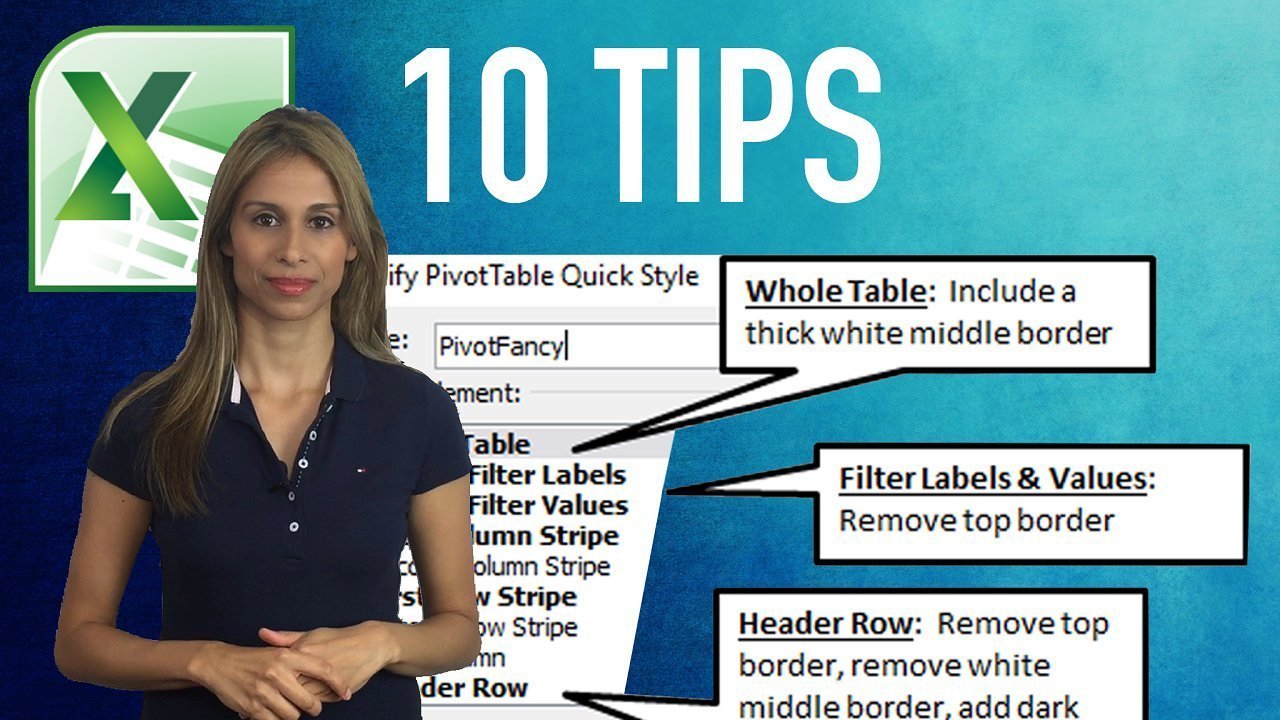 Online Course: Excel: Top 10 Tips to Become Better in Excel from Skillshare | Class Central