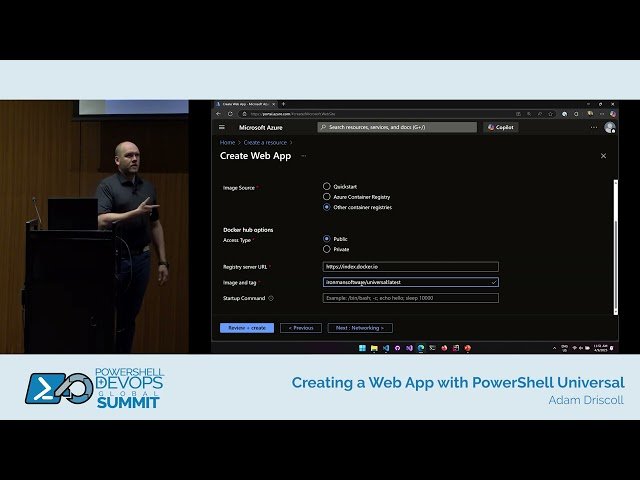 Free Video: Creating a Web App with PowerShell Universal from Confreaks | Class Central