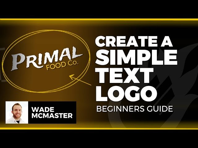 Free Video: How to Create a Text Logo in Photoshop for Your Website ...